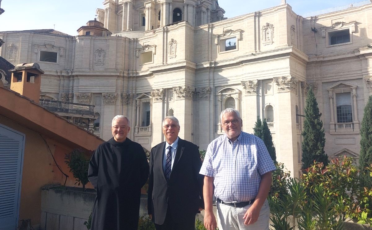 Ökumene als Prozess: Präsident Christian Schad und Martin Bräuer in Rom ...